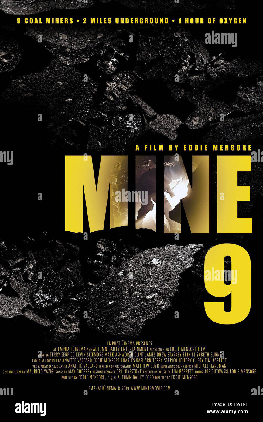 MINE 9, (aka MINE NINE), US poster, 2019. © Emphatic Films / courtesy ...