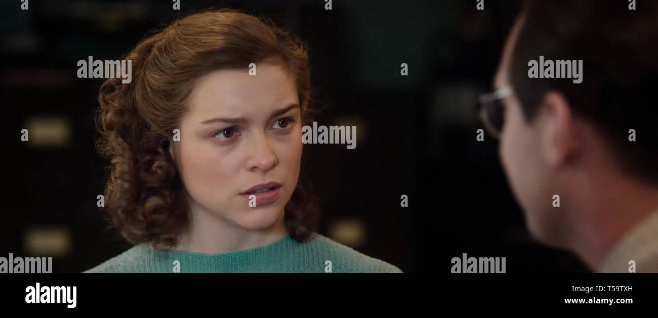 RED JOAN, from left: Sophie Cookson, Stephen Campbell Moore (back to ...