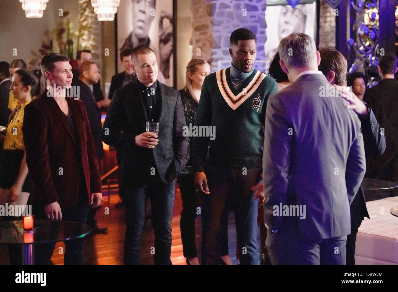 DYNASTY, Sam Underwood (2nd from left), Sam Adegokae (3rd from left ...