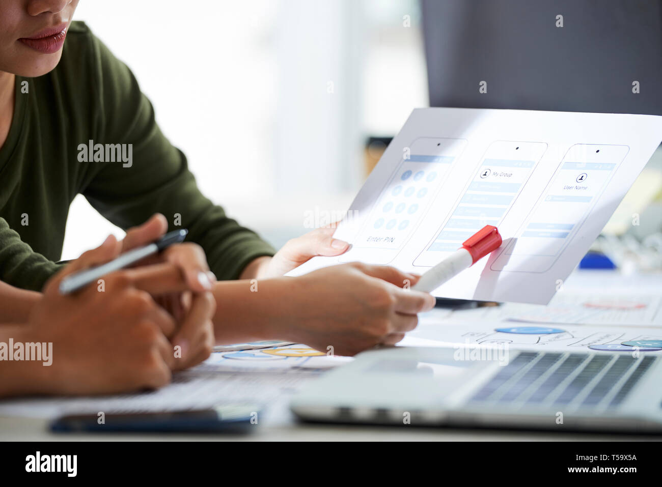 Choosing design hi-res stock photography and images - Alamy