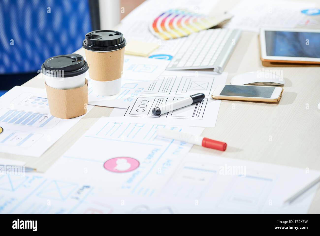 Ux ui designer hi-res stock photography and images - Alamy