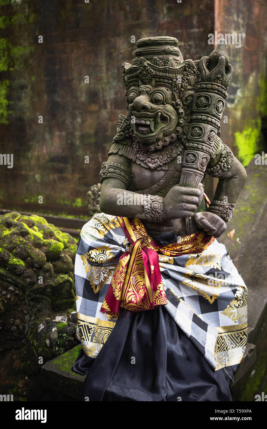 Decorative Sculpture at a Temple in Bali, Indonesia Stock Photo - Alamy