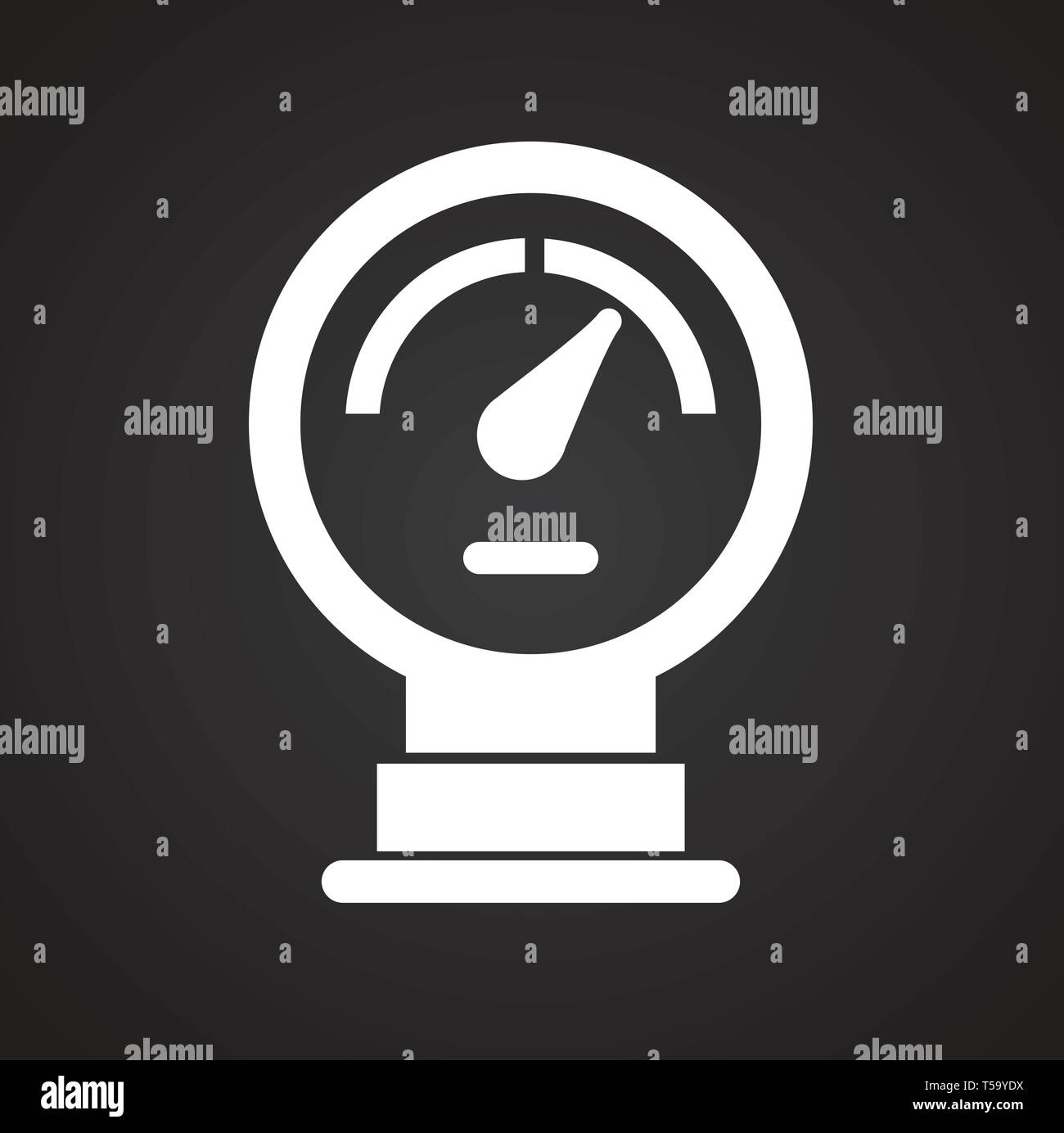 Technical mechanisms icon on background for graphic and web design ...