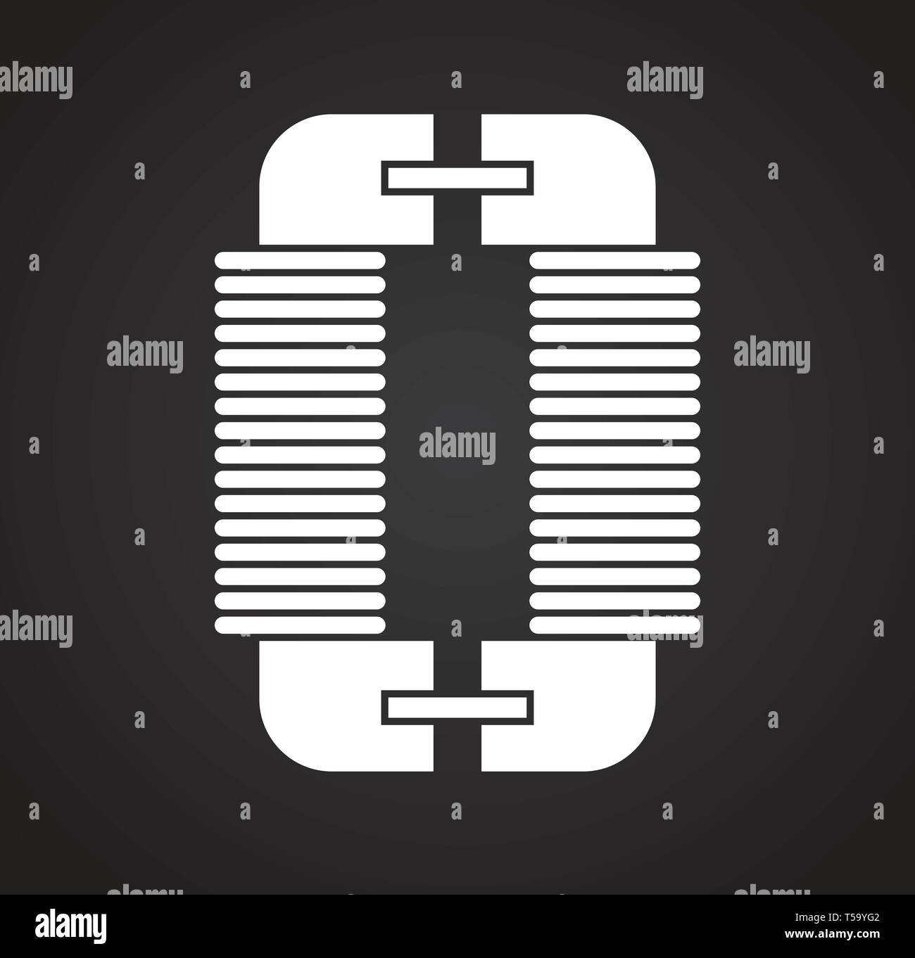Technical mechanisms icon on background for graphic and web design ...