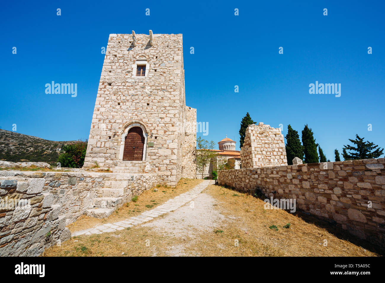 Ancient castle of Lykourgos Logothetis in Samos Island Stock Photo - Alamy
