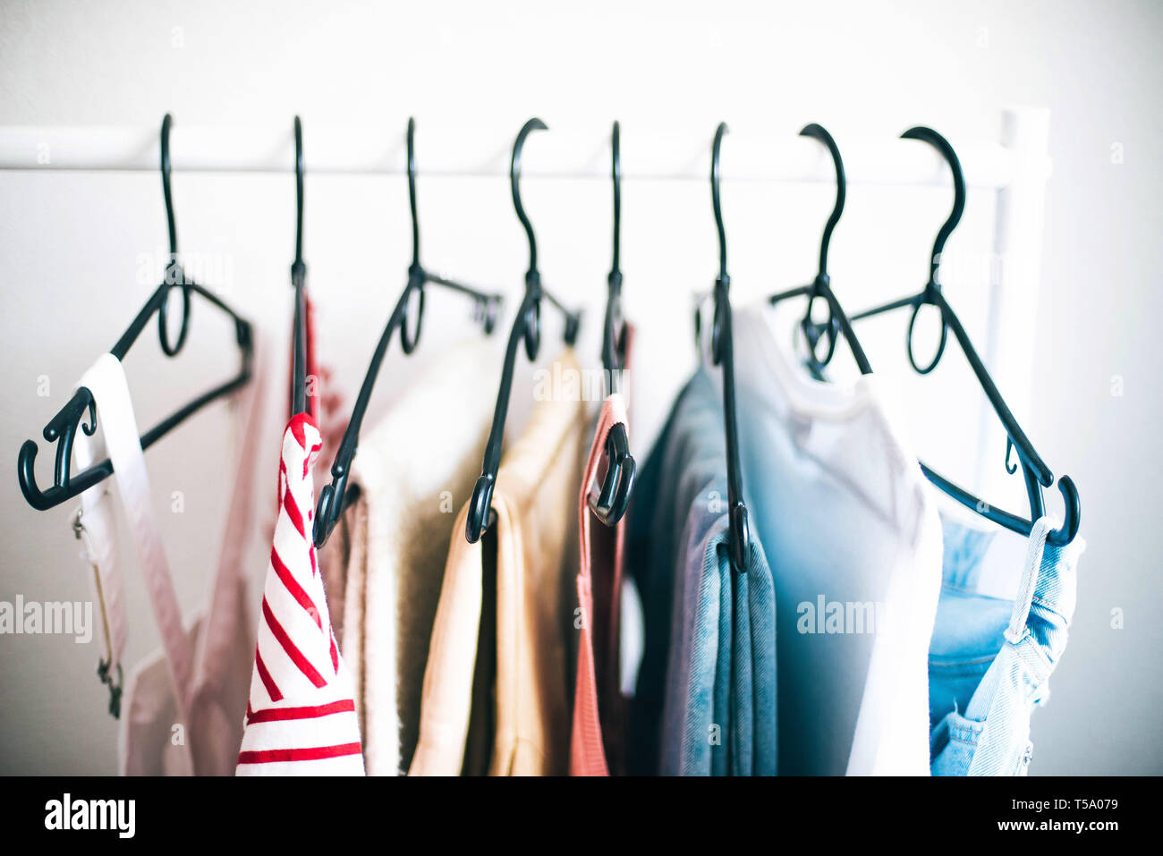 Fashion clothing rack hi-res stock photography and images - Alamy