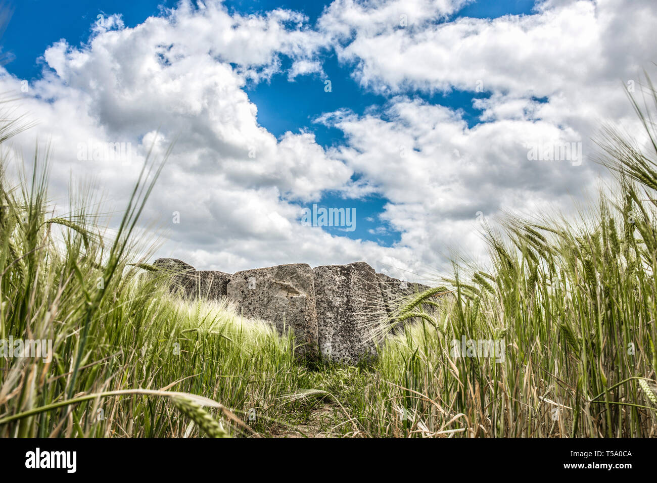 Dolmen of Magacela Ancient megalithic building near Don Benito, Spain ...