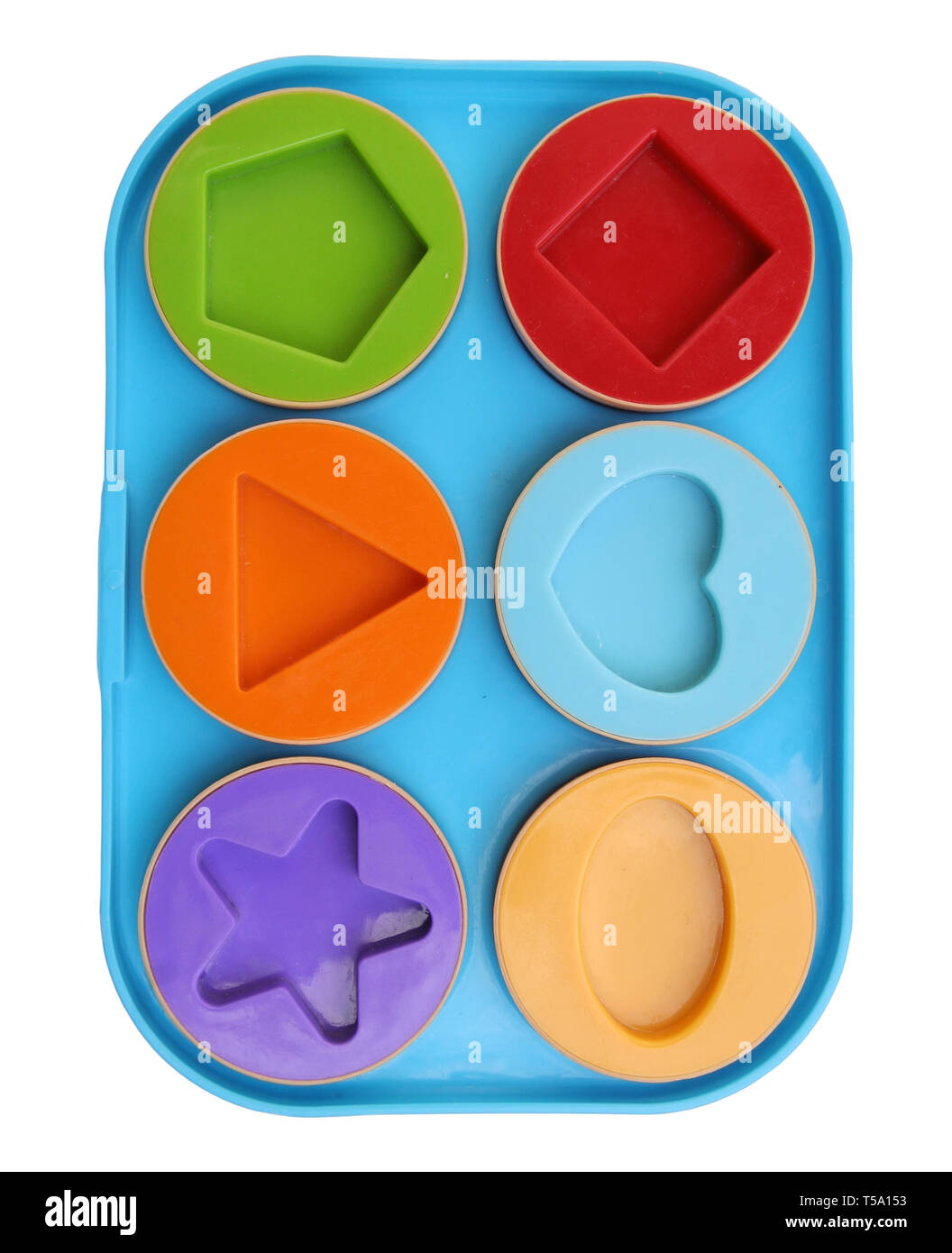 Kids shape learning toy. Various shapes. Guessing shape game Stock ...