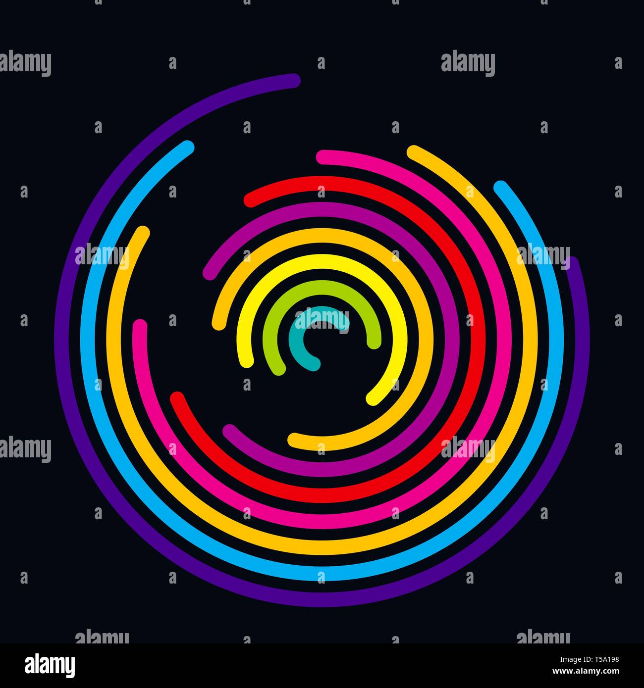 Hypnotic background Stock Vector Images - Alamy
