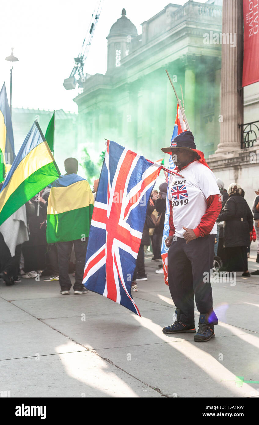 British man with a uk flag hi-res stock photography and images - Alamy