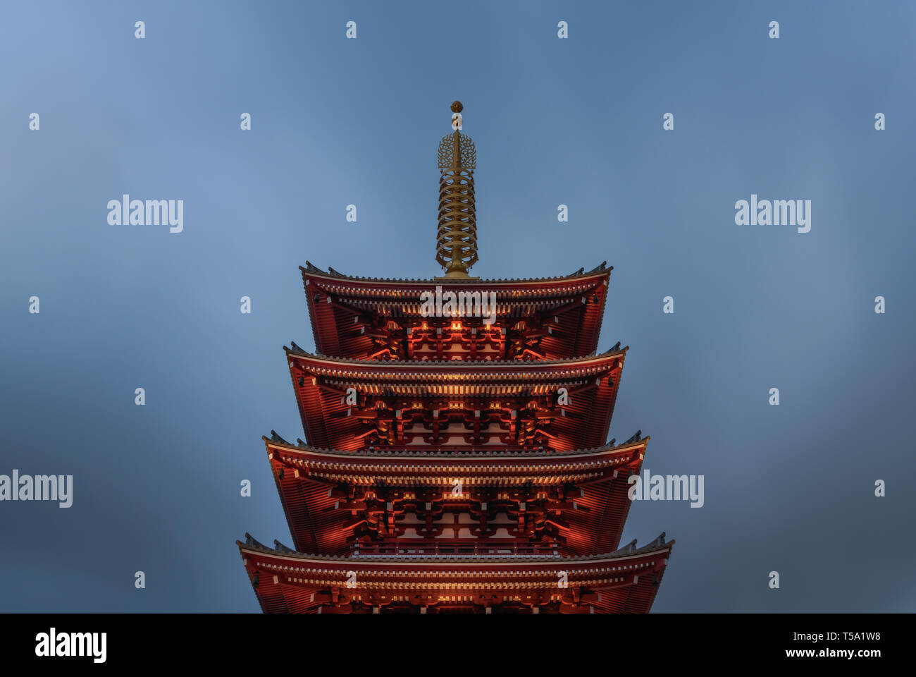 Old pagoda in asakusa temple hi-res stock photography and images - Alamy