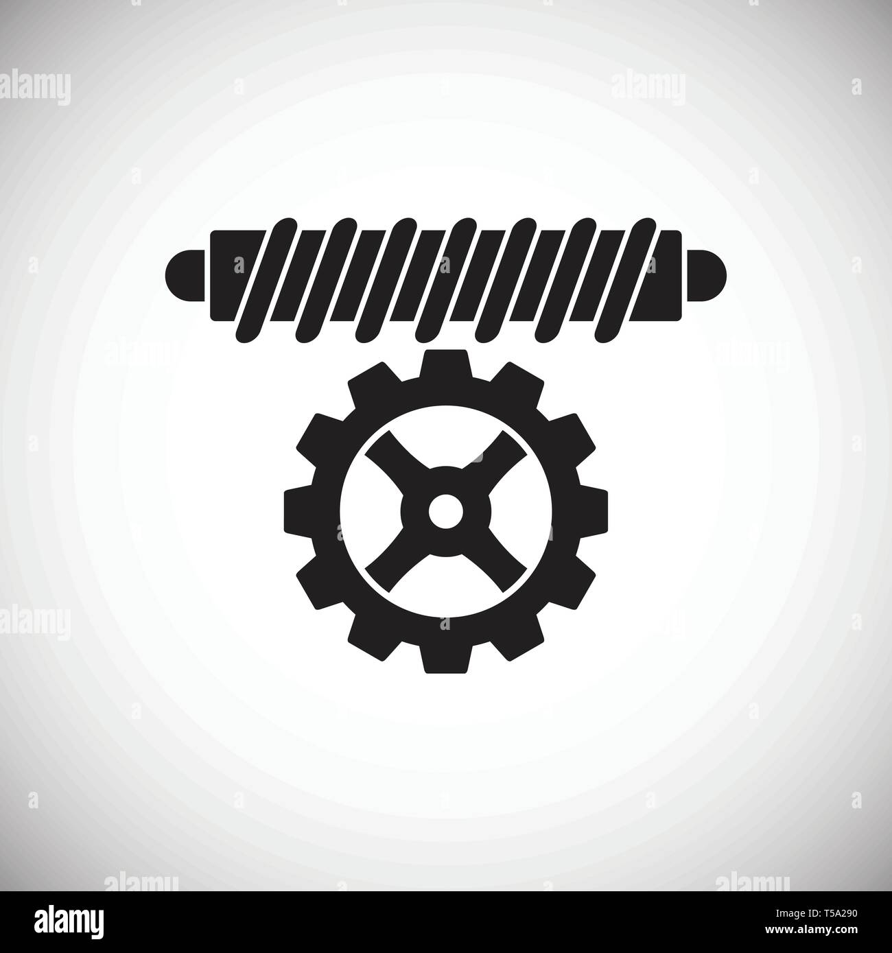 Technical mechanisms icon on background for graphic and web design ...
