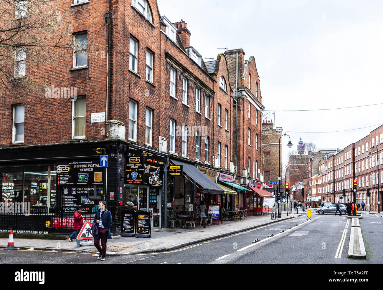 Corner of Kenton street and Tavistock Place, Bloomsbury, London, WC1 ...