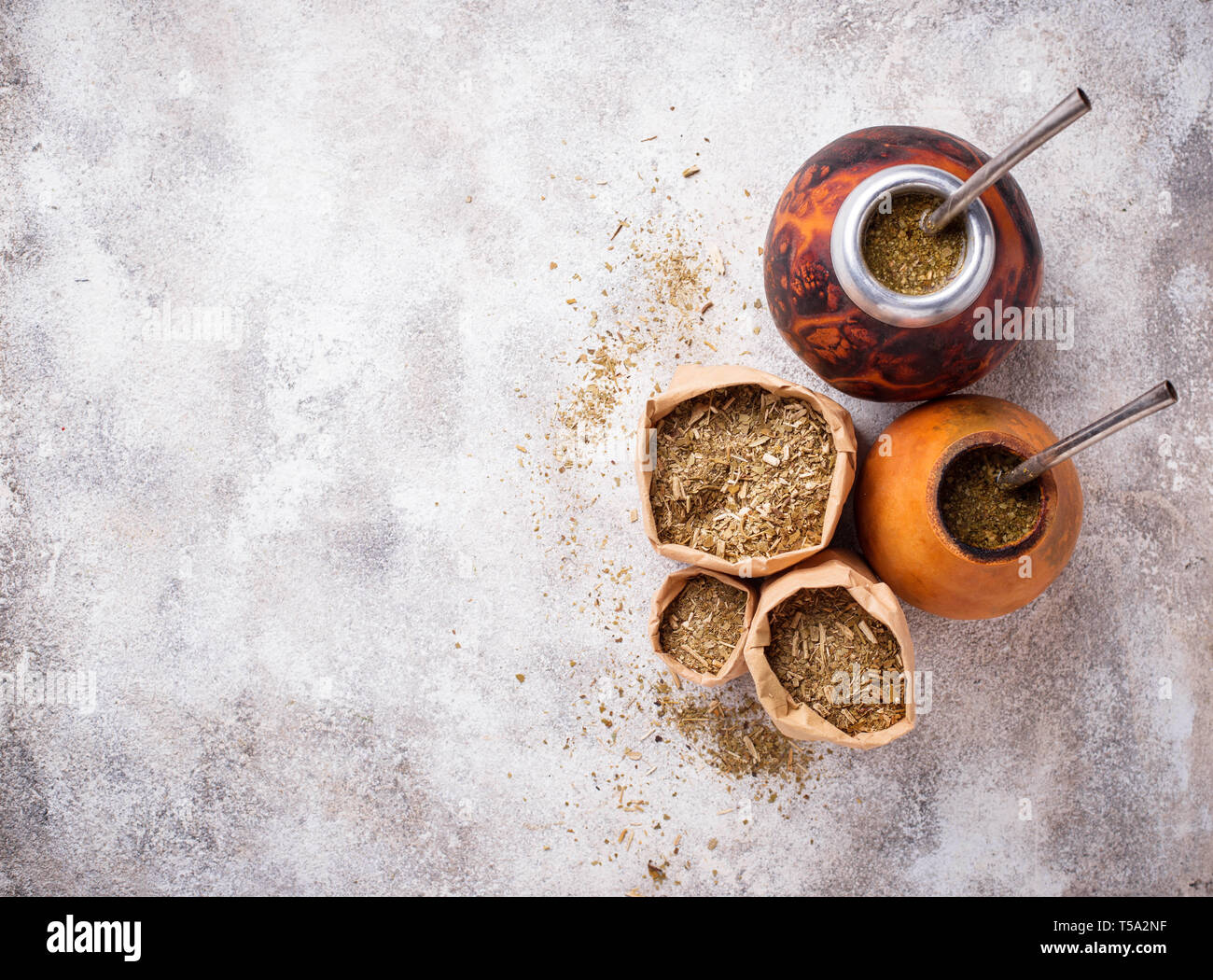 Traditional Argentina yerba mate tea Stock Photo - Alamy