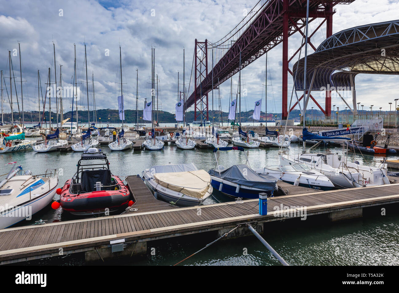 Marina at santo amaro dock hi-res stock photography and images - Alamy
