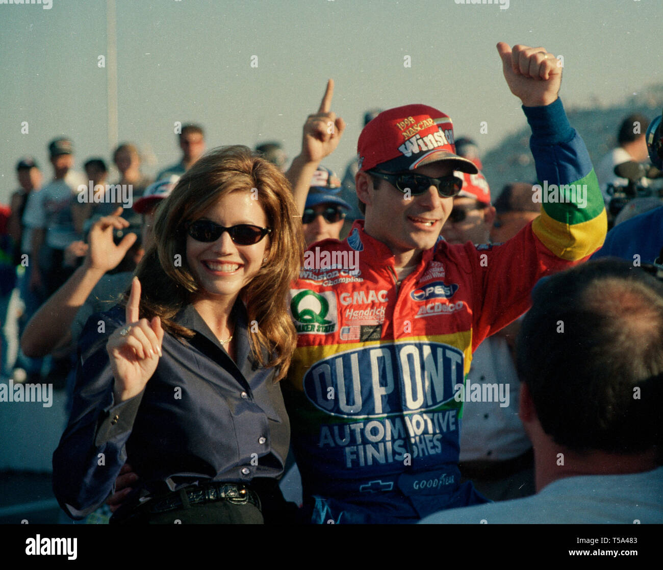 Jeff gordon and wife hi-res stock photography and images - Alamy