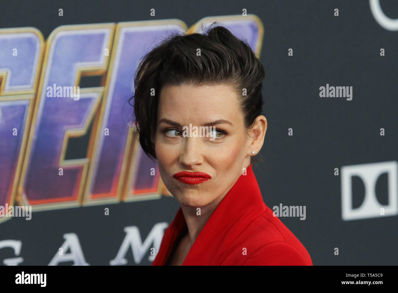 Evangeline Lilly at The World Premiere of Marvel Studios' "Avengers ...