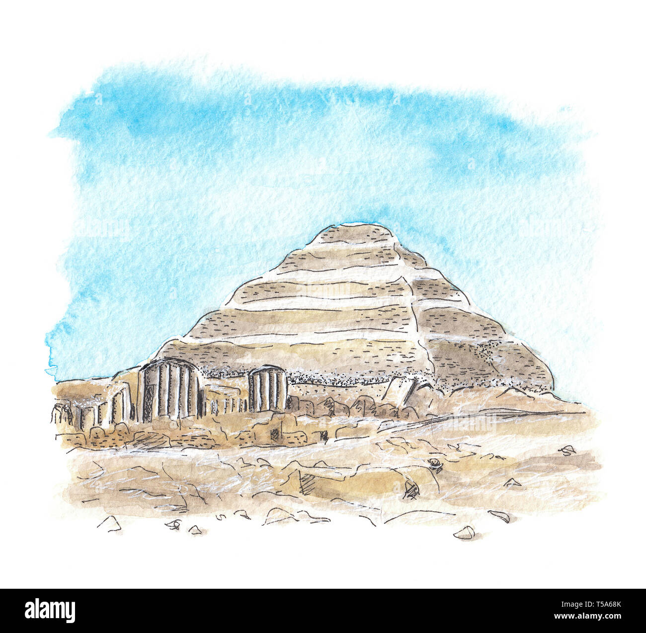 Egyptian pyramid hi-res stock photography and images - Alamy