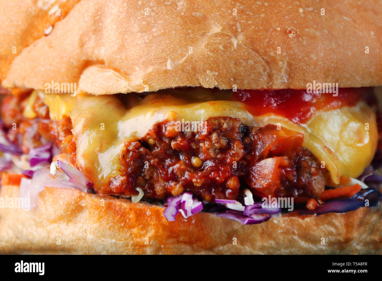 Burger layers hi-res stock photography and images - Alamy