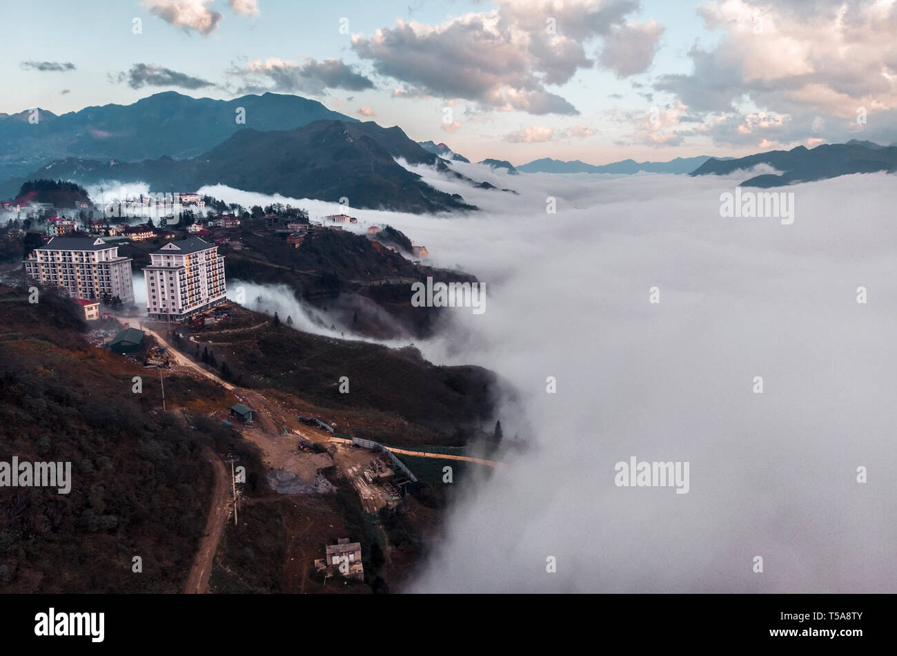 Sapa town scenery hi-res stock photography and images - Alamy
