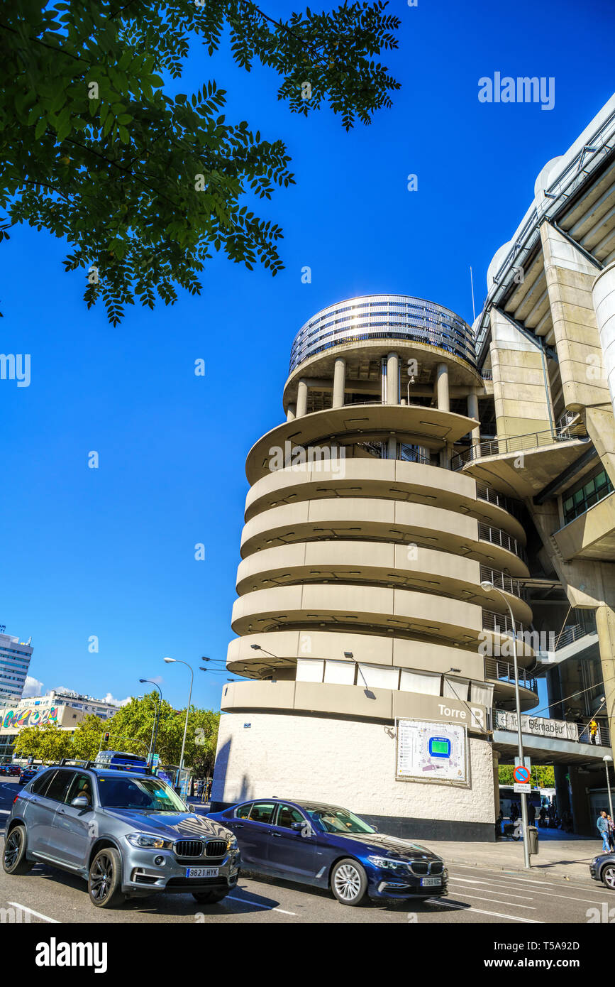Santiago Bernabeu Stadium is the current home stadium of Real Madrid FC ...