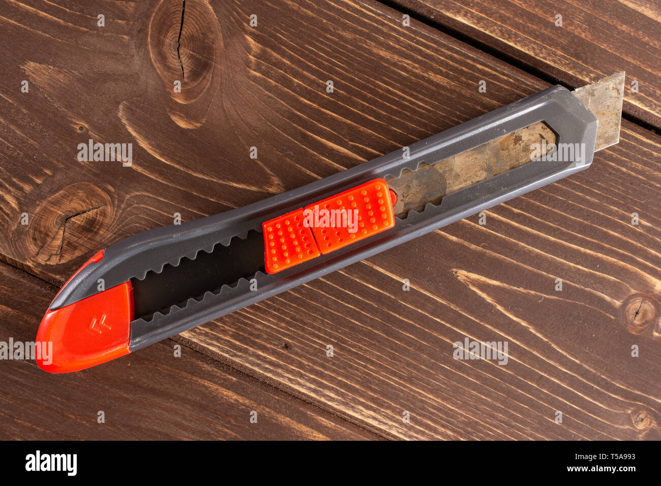 Dark brown wooden shaft hi-res stock photography and images - Alamy