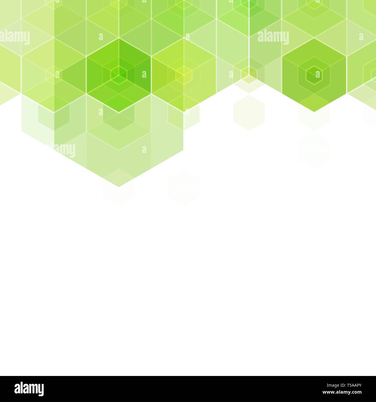 vector green hexagons. abstract background layout for presentation. eps ...