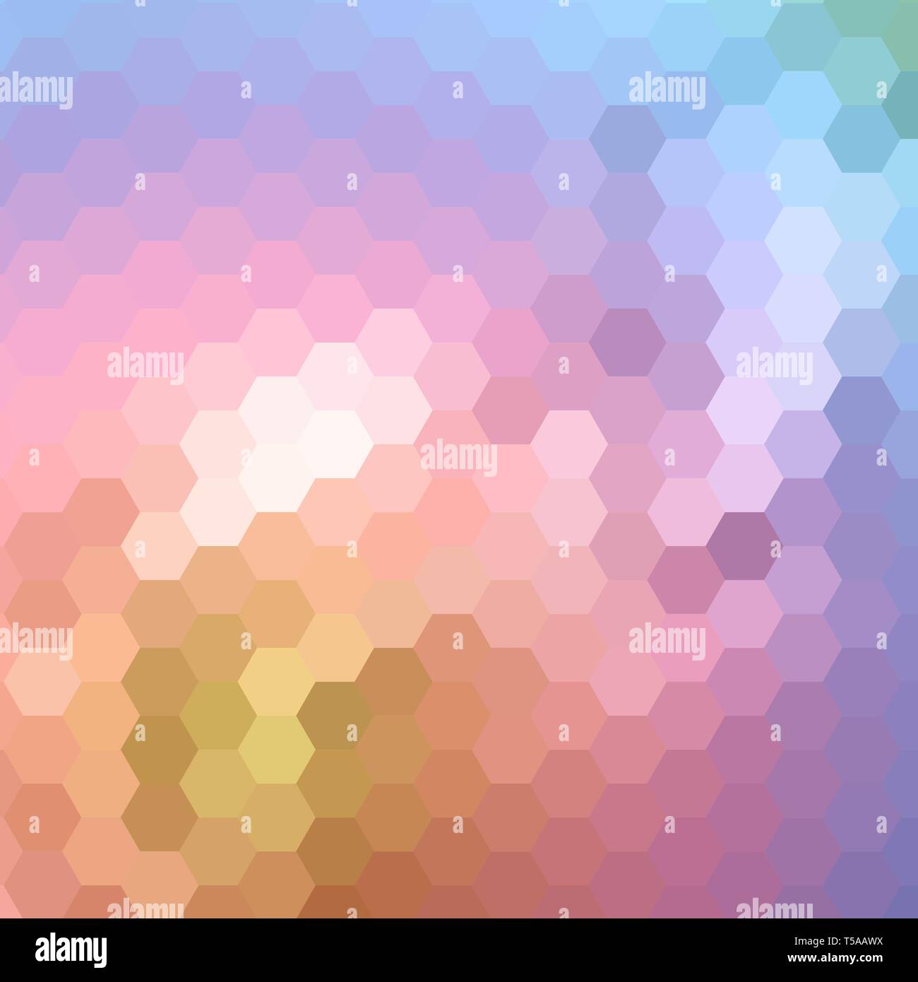 colorful abstract hexagons. layout for advertising. modern presentation ...