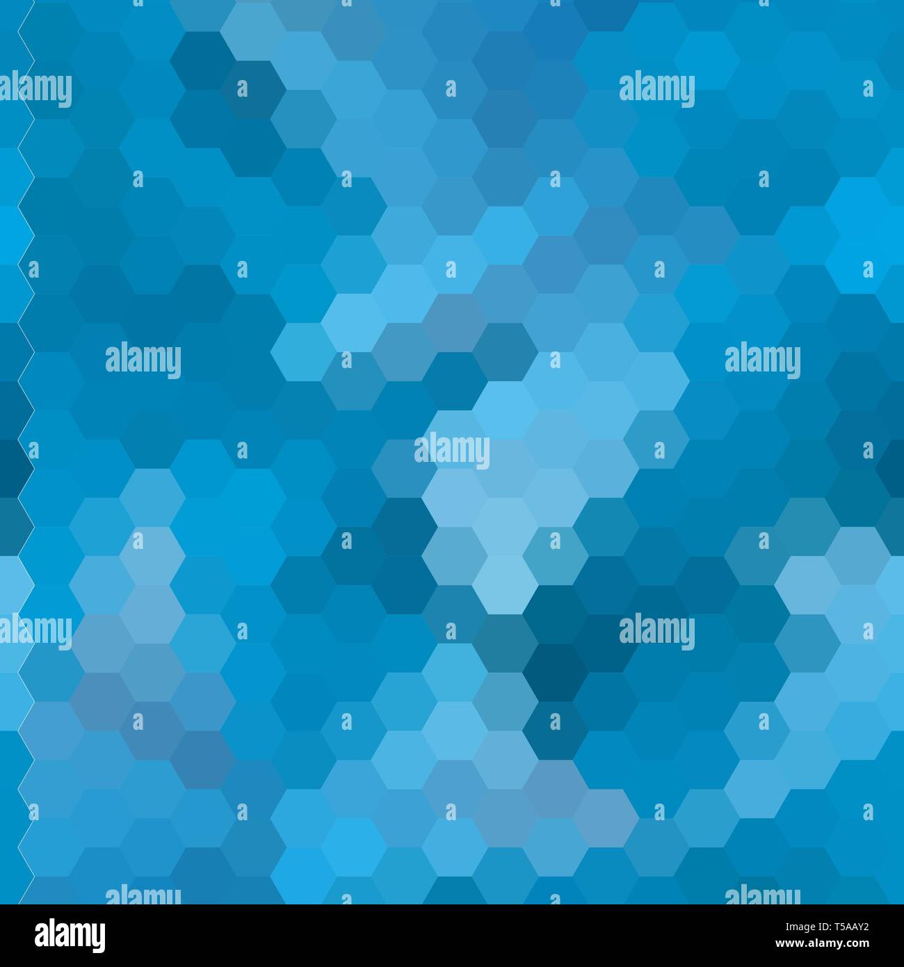 Vector Abstract science background. Hexagon geometric design. blue ...