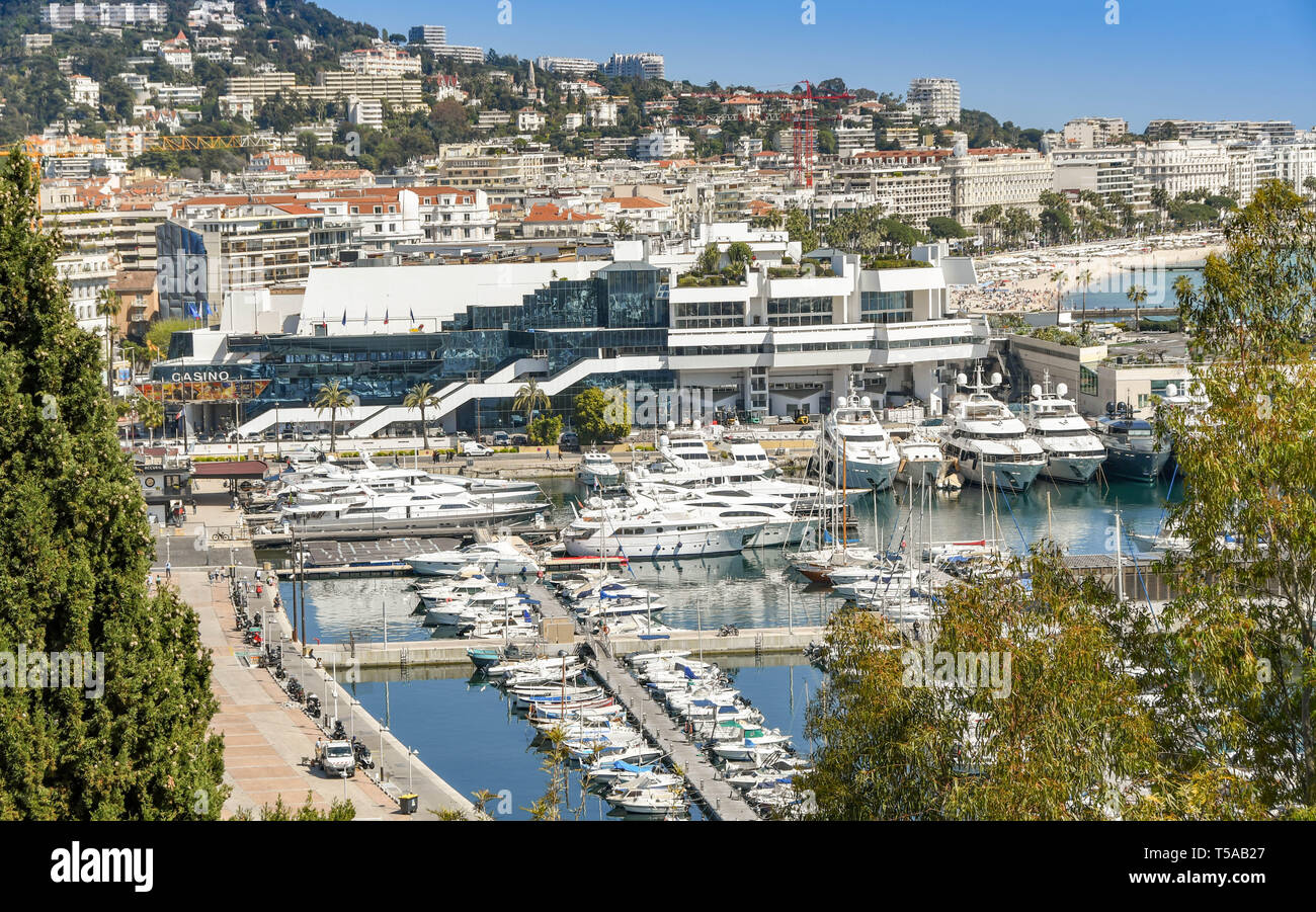 Cannes france aerial hi-res stock photography and images - Alamy