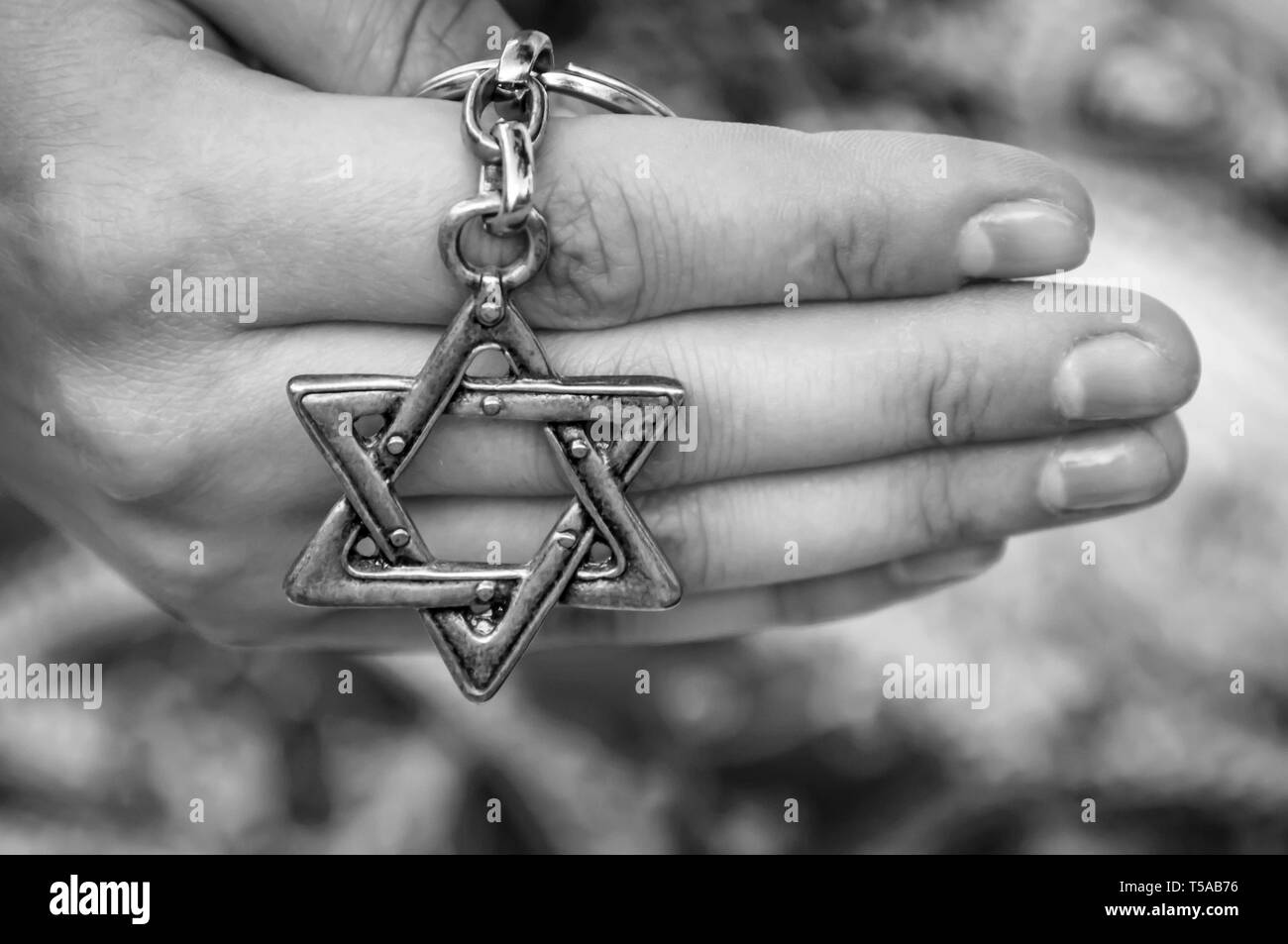 Star of david Black and White Stock Photos & Images - Alamy
