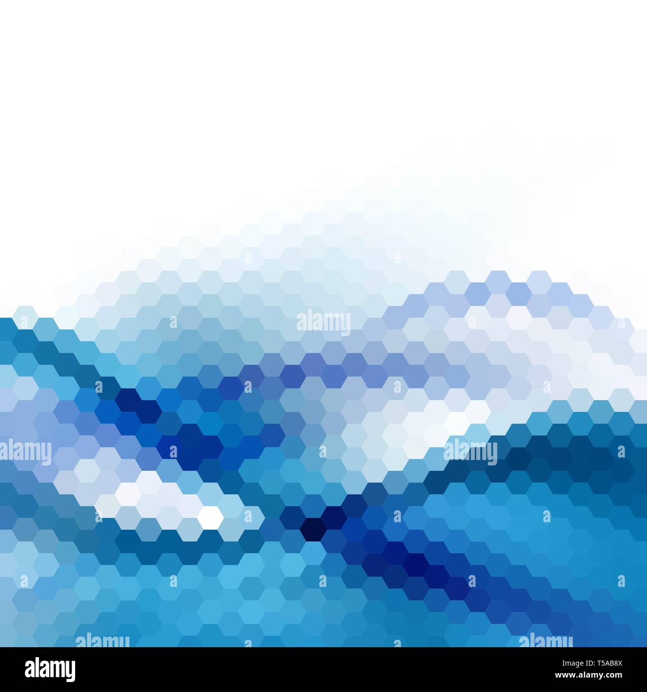 blue hexagons layout for advertising. presentation background. eps 10 ...