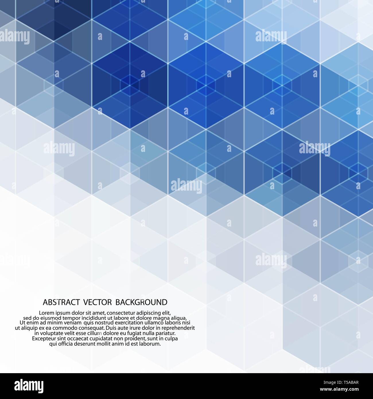 blue hexagons. layout for the presentation. abstract background. eps 10 ...