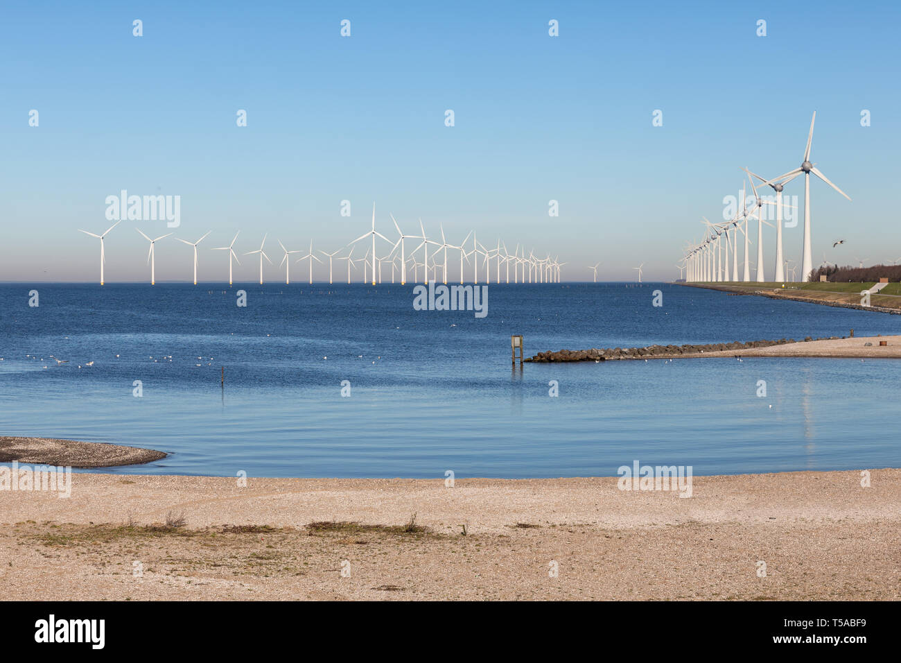 Offshore windfarm from beach hi-res stock photography and images - Alamy