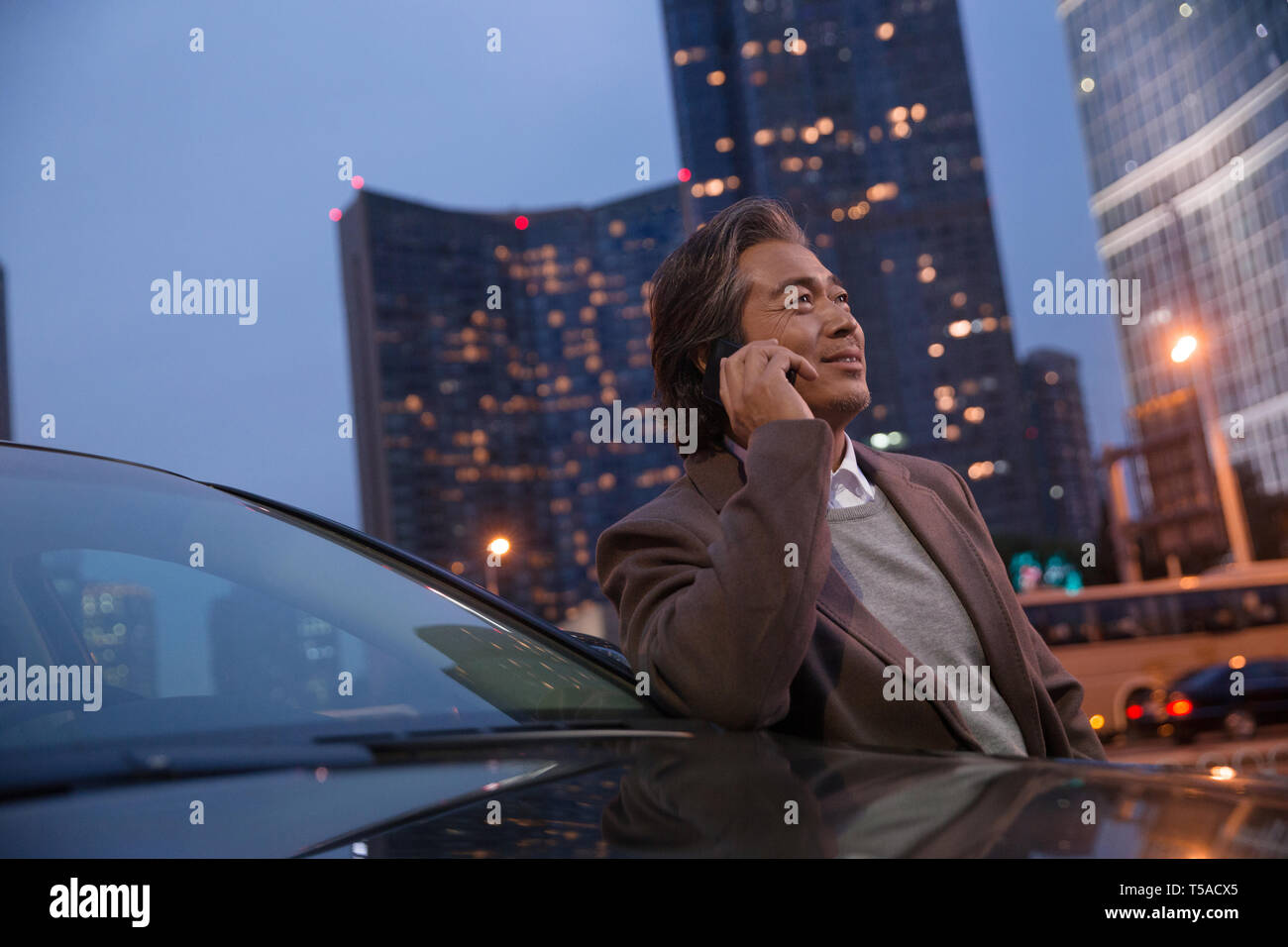 Beijing phone mature hi-res stock photography and images - Alamy