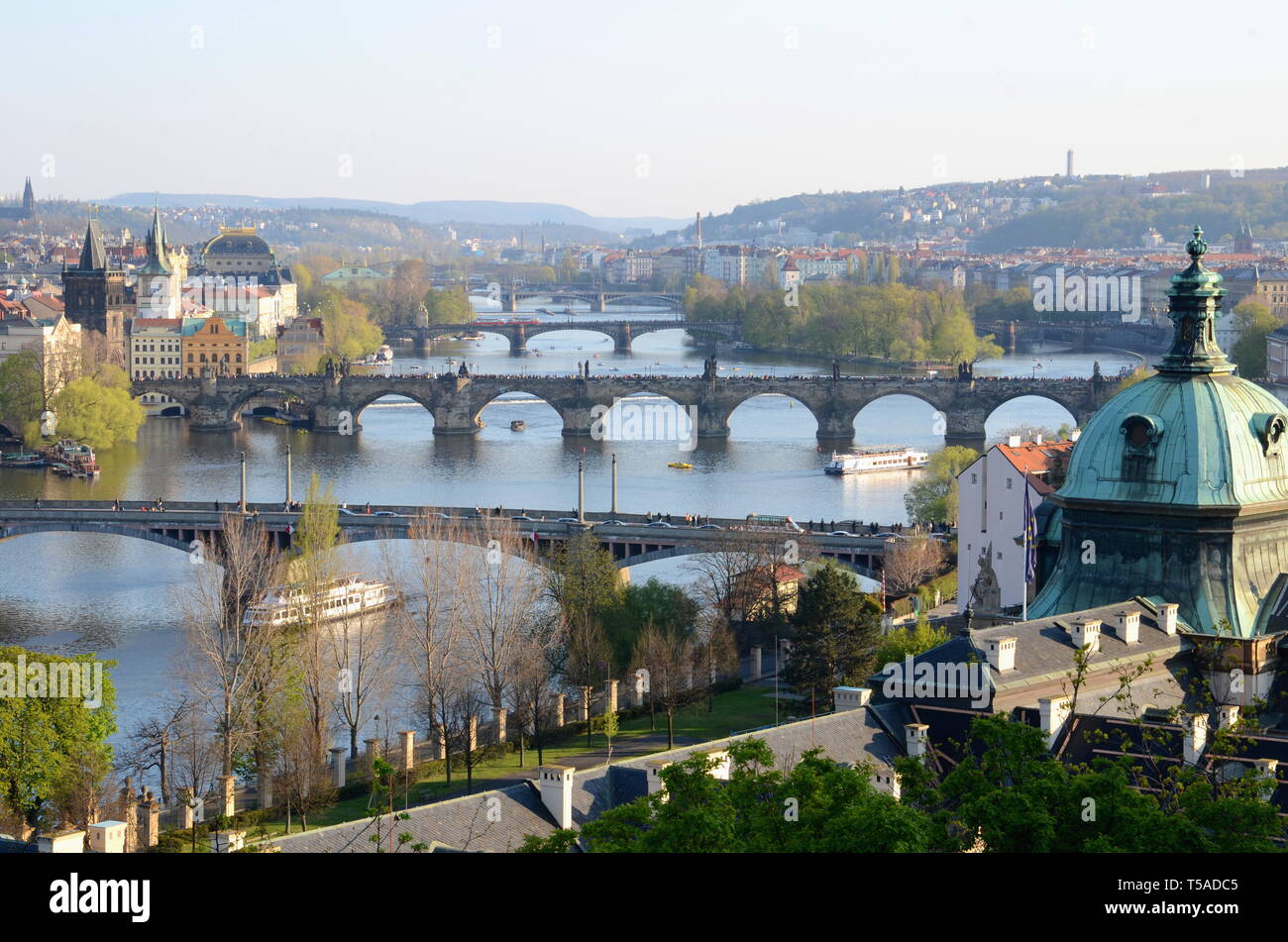Prague bridges romantic hi-res stock photography and images - Alamy