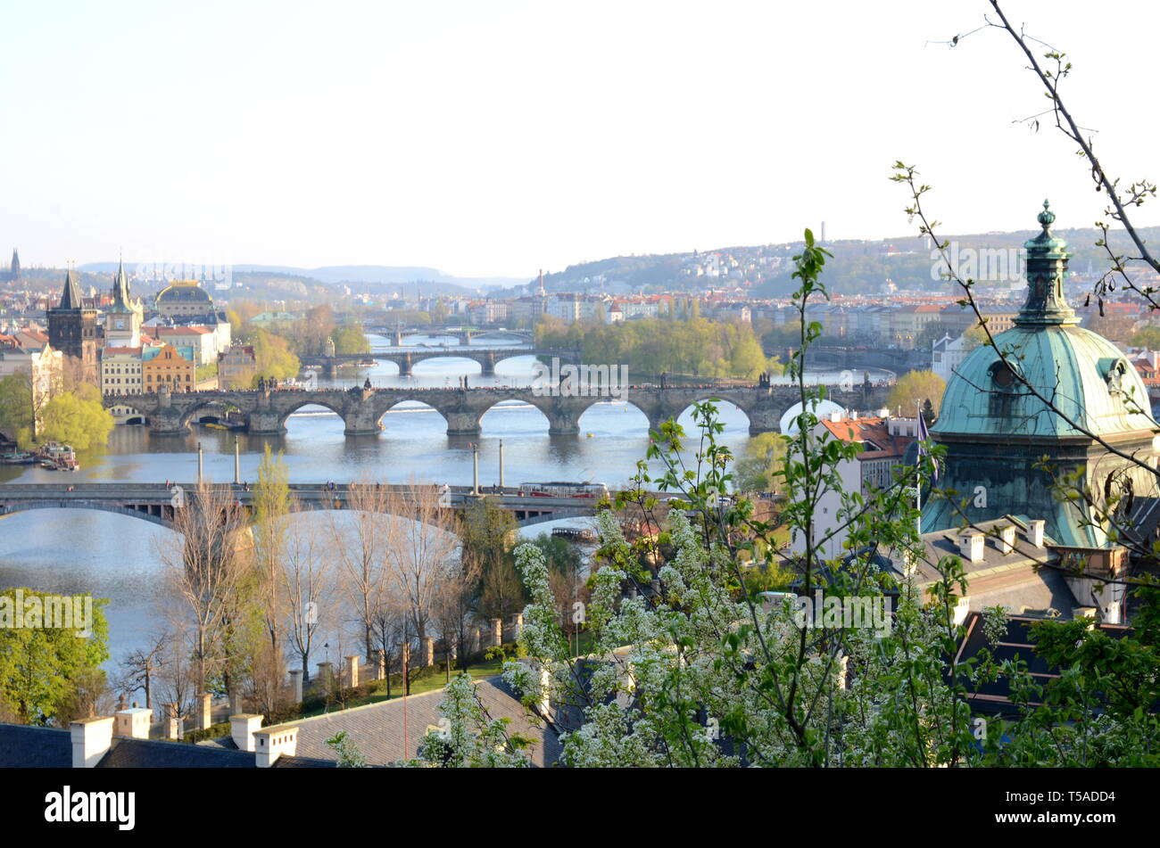 Prague bridges romantic hi-res stock photography and images - Alamy
