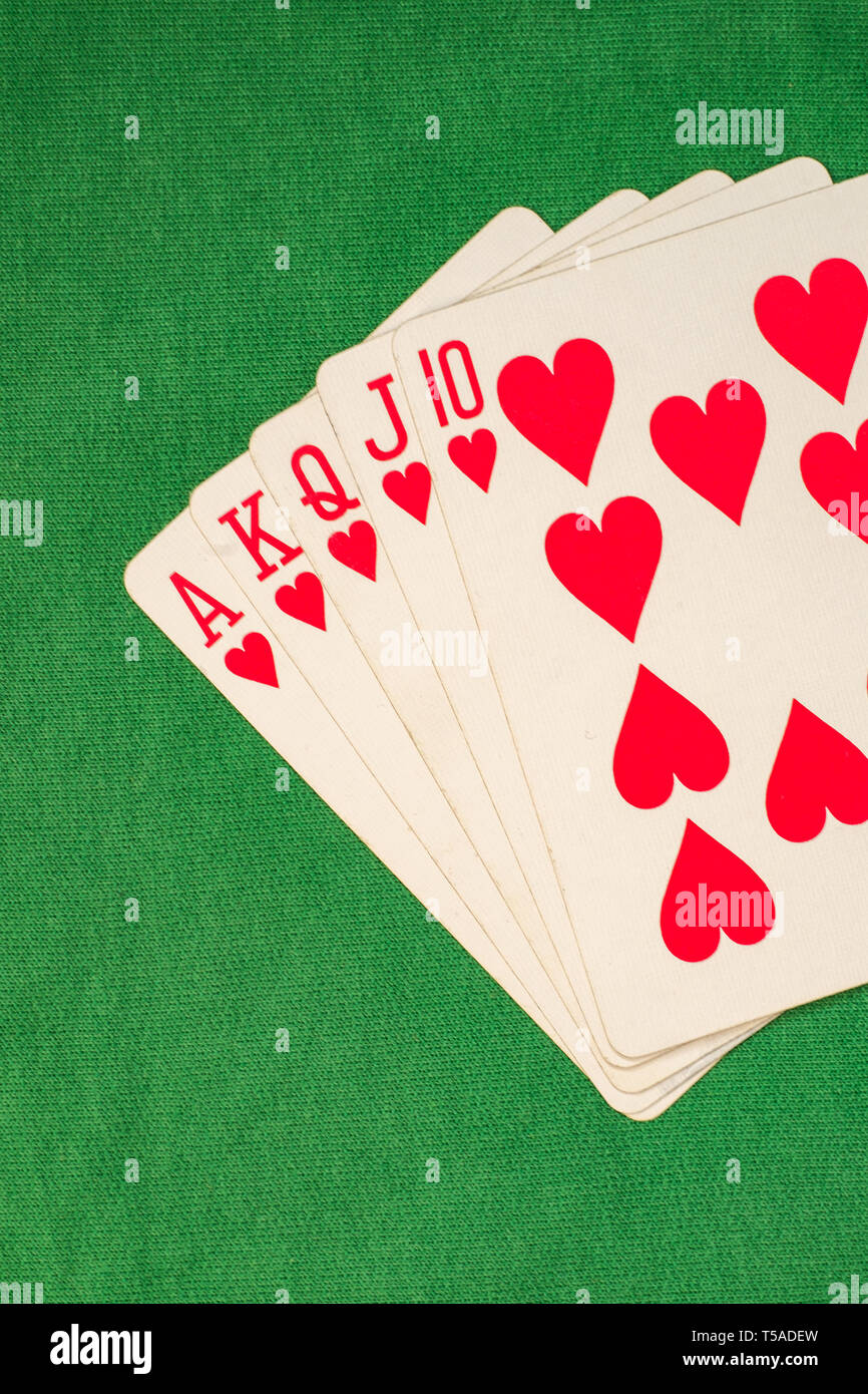 Winning hand in poker hi-res stock photography and images - Alamy
