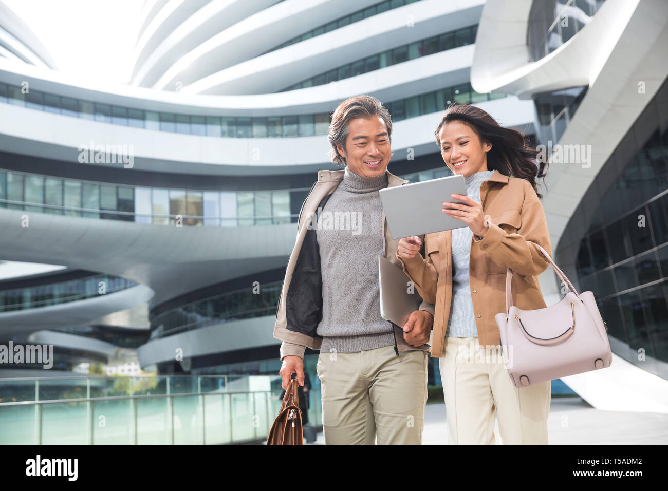 Business people in the outdoor Stock Photo - Alamy