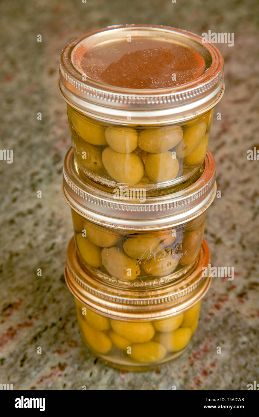 Canned green olives hi-res stock photography and images - Alamy