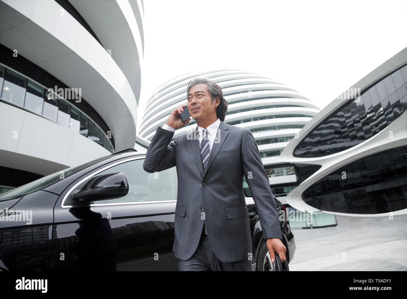 Business man make a phone call Stock Photo - Alamy