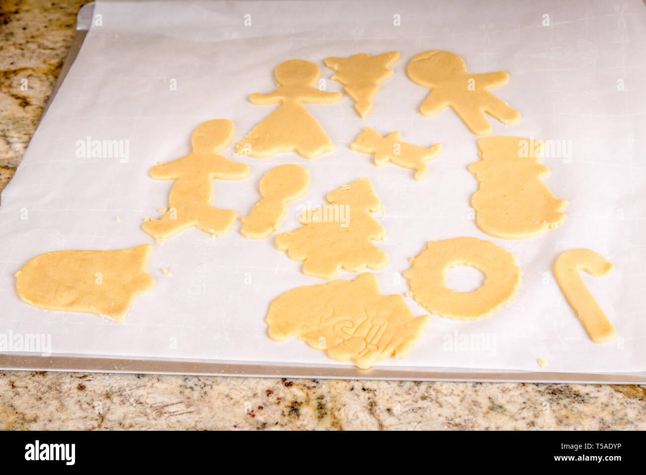 Different christmas cookie shapes hi-res stock photography and images ...