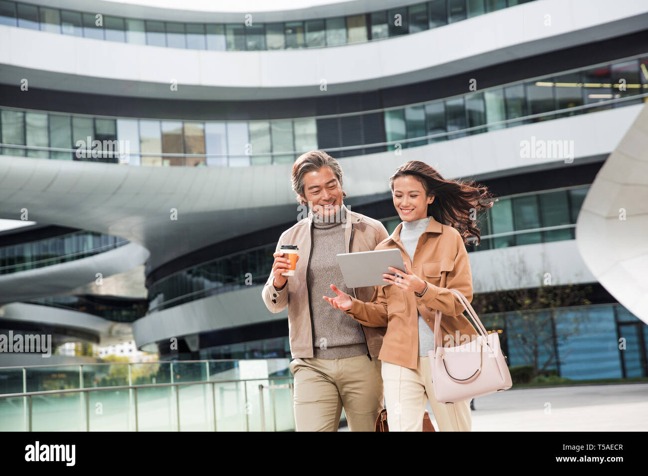 Business people in the outdoor Stock Photo - Alamy