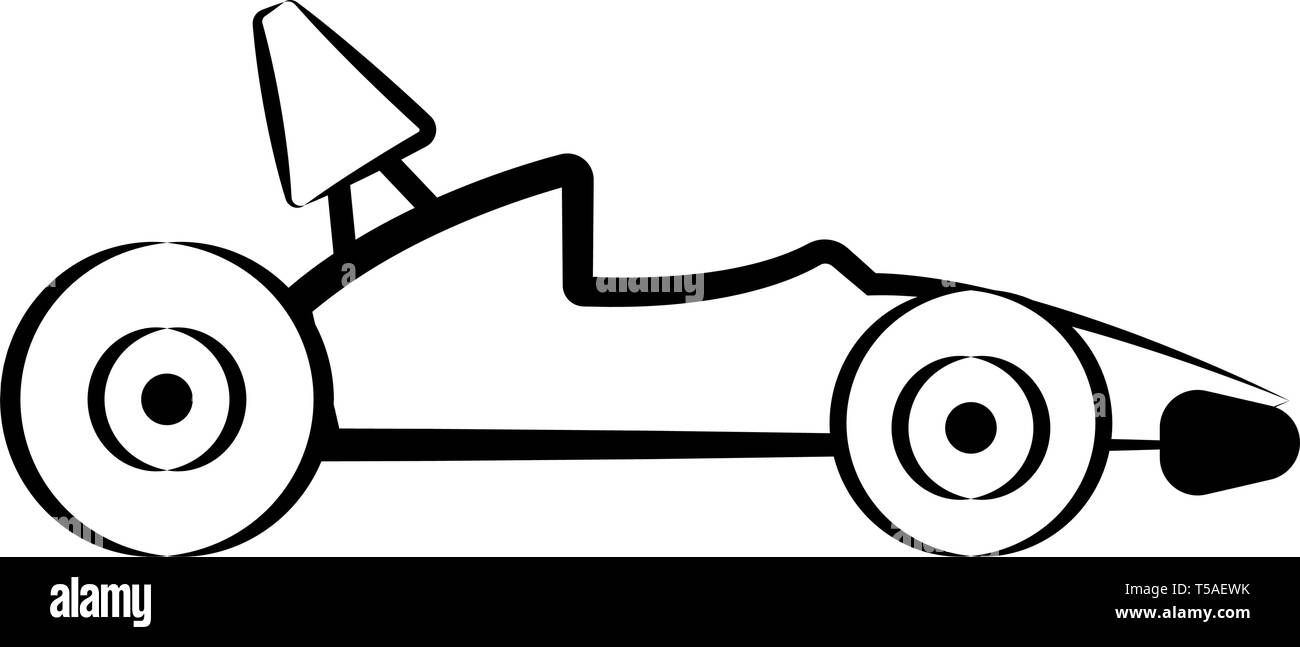 Side view of a racing car sketch Stock Vector Image & Art - Alamy
