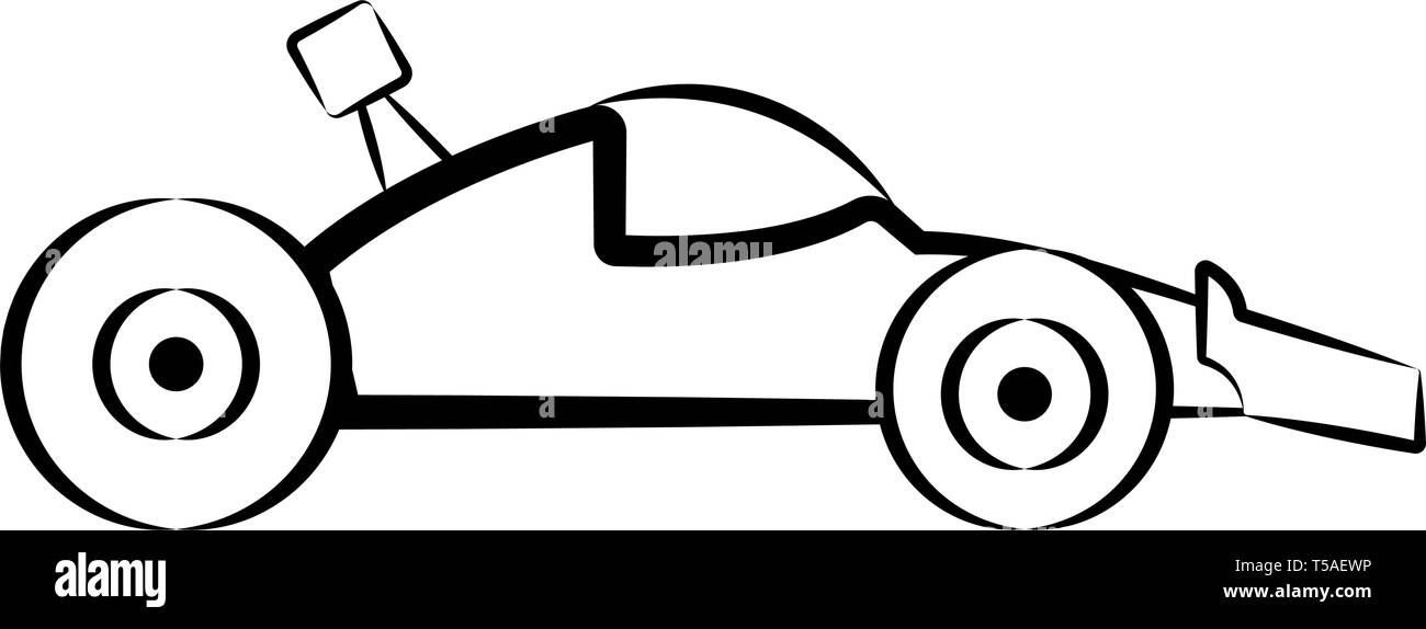 Side view of a racing car sketch Stock Vector Image & Art - Alamy