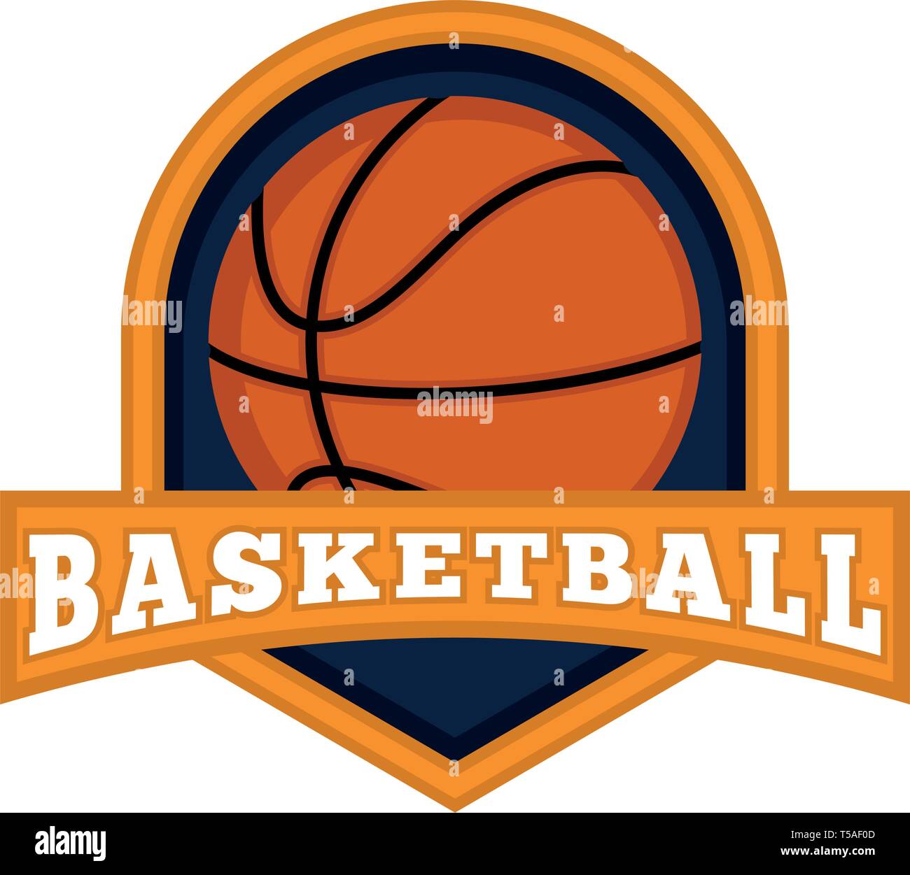Basketball shield Stock Vector Images - Alamy