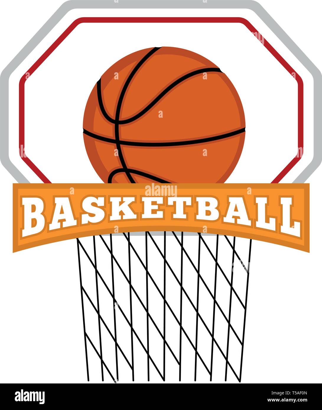 Isolated basketball logo Stock Vector Image & Art - Alamy