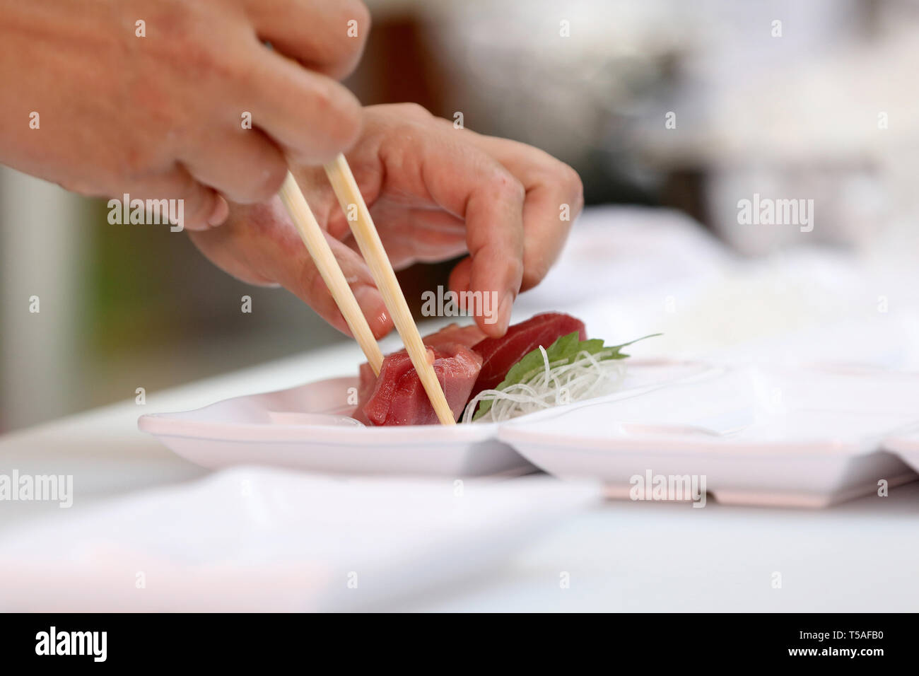 Tuna seafood image hi-res stock photography and images - Alamy