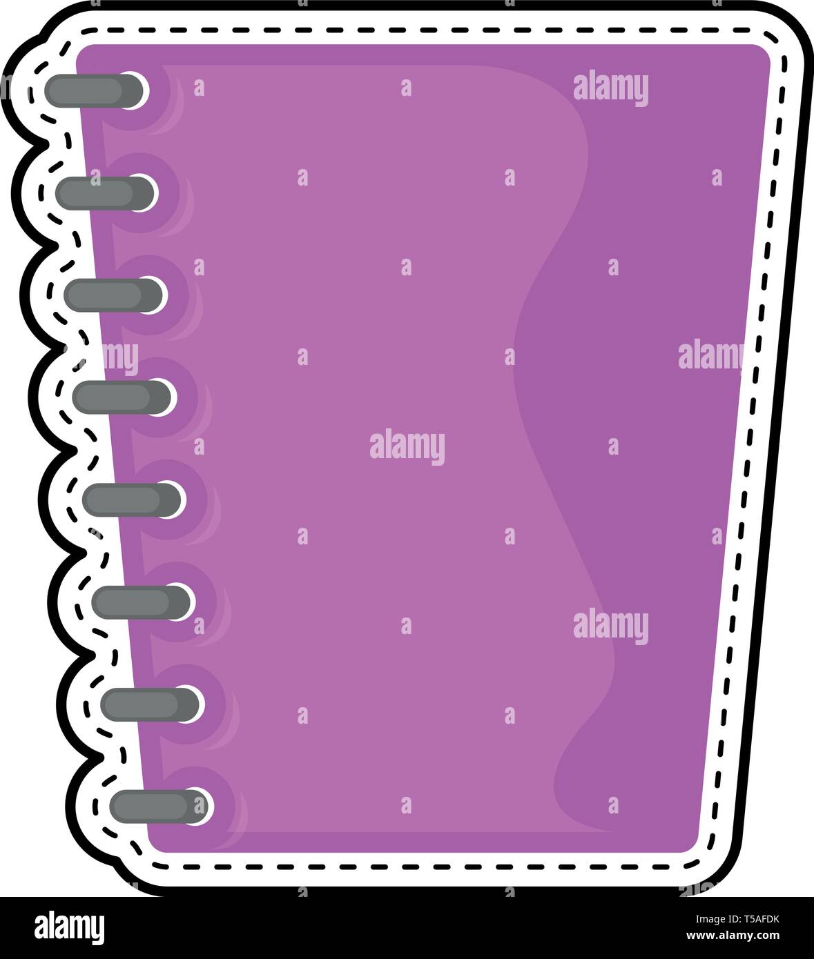 Dotted Notebook Stock Vector Images - Alamy
