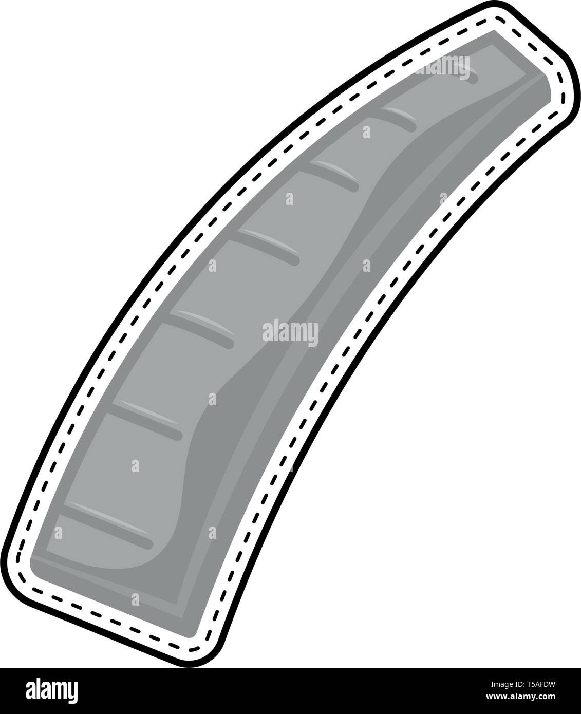 Isolated ruler dotted sticker Stock Vector Image & Art - Alamy